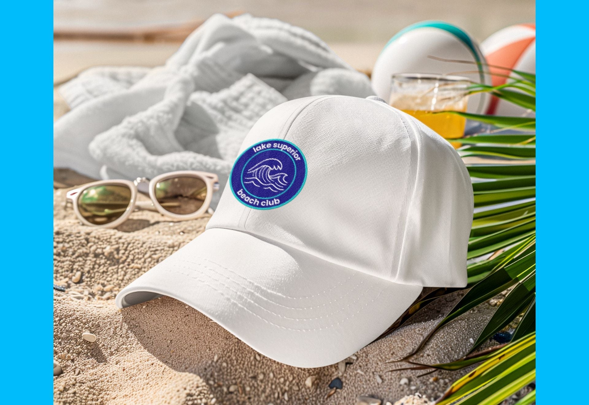 Michigan Hats | Great Lakes Beach Club Dad Hats – Little Michigan Store